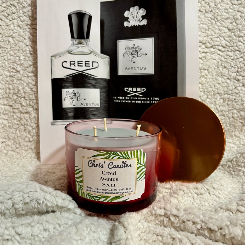 Creed Aventus Scent 3-Wick Candle (Type) - Gem